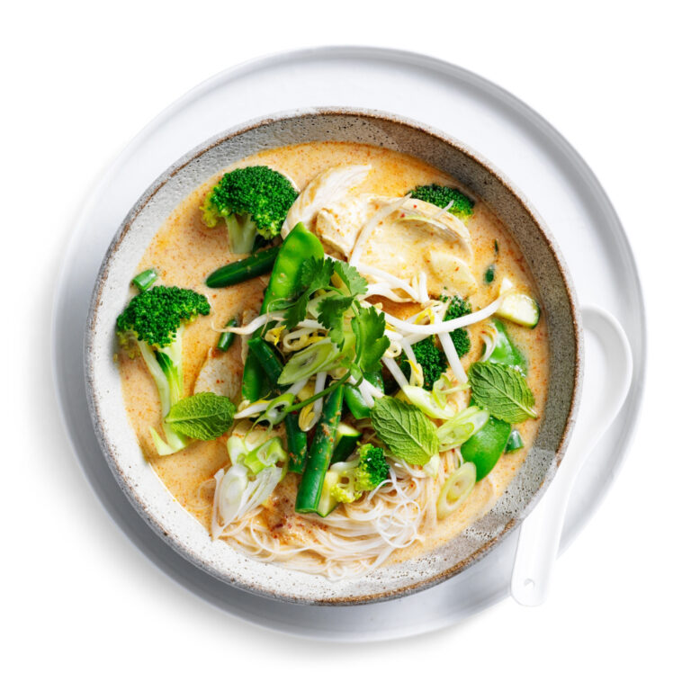 Green Vegetable and Chicken Laksa | Hydro Produce